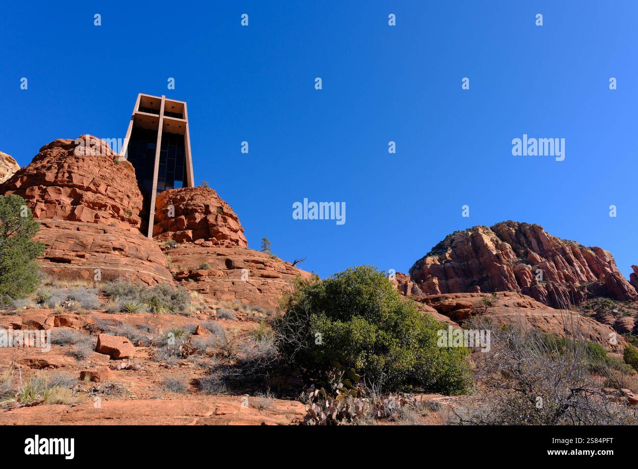 Sedona, AZ, USA - 20 Jan 2025 - Chapel of the Holy Cross church in ...