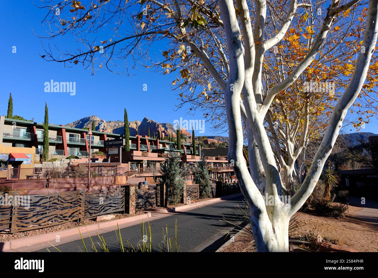 Sedona, Arizona - 20 Jan 2025 - The Main Street in Sedona, Arizona in ...