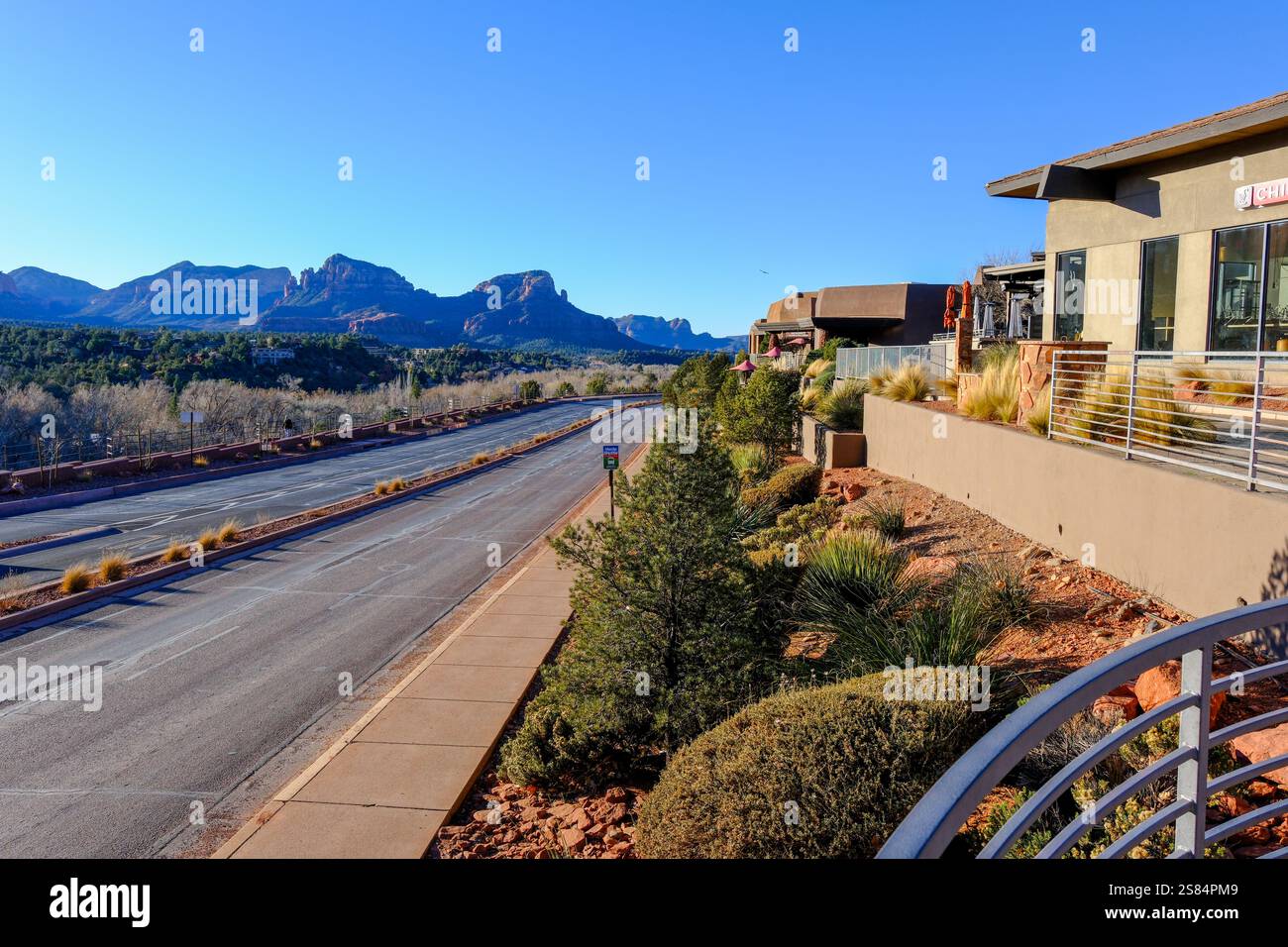 Sedona, Arizona - 20 Jan 2025 - The Main Street in Sedona, Arizona in ...