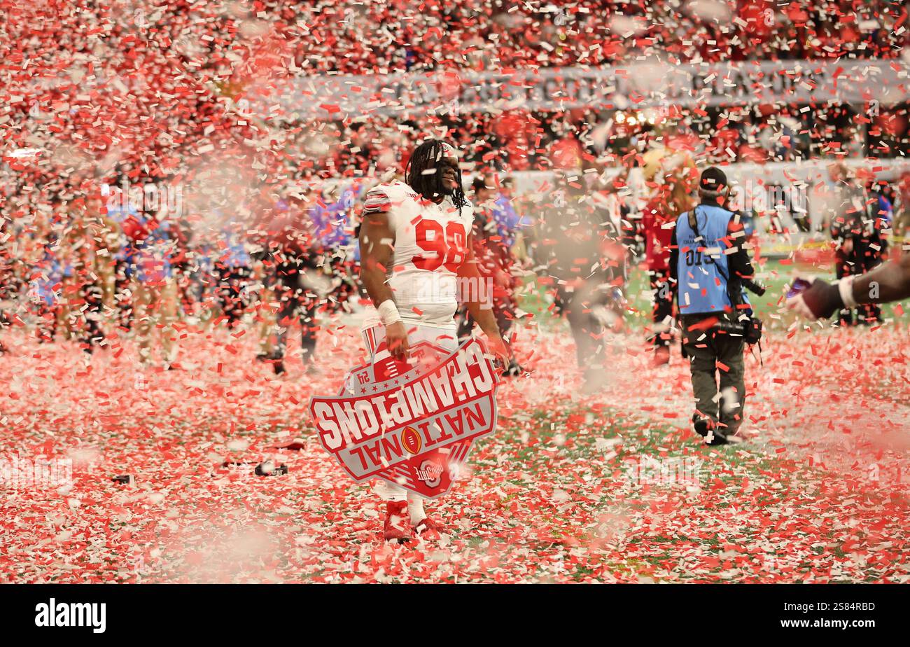 Atlanta, United States. 21st Jan, 2025. Ohio State defensive lineman ...