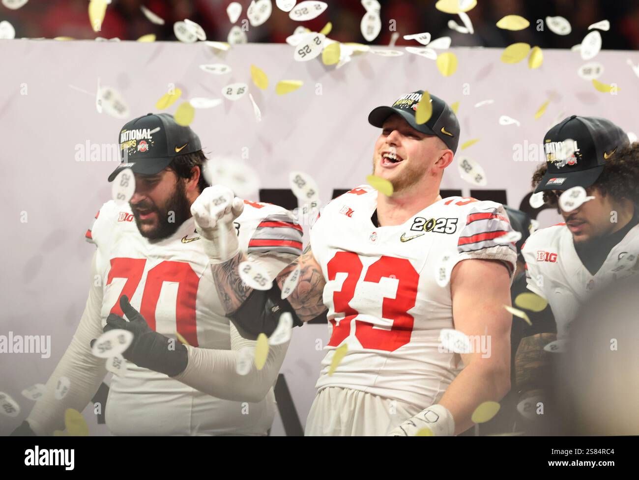 Atlanta, United States. 21st Jan, 2025. Ohio State defensive end Jack ...