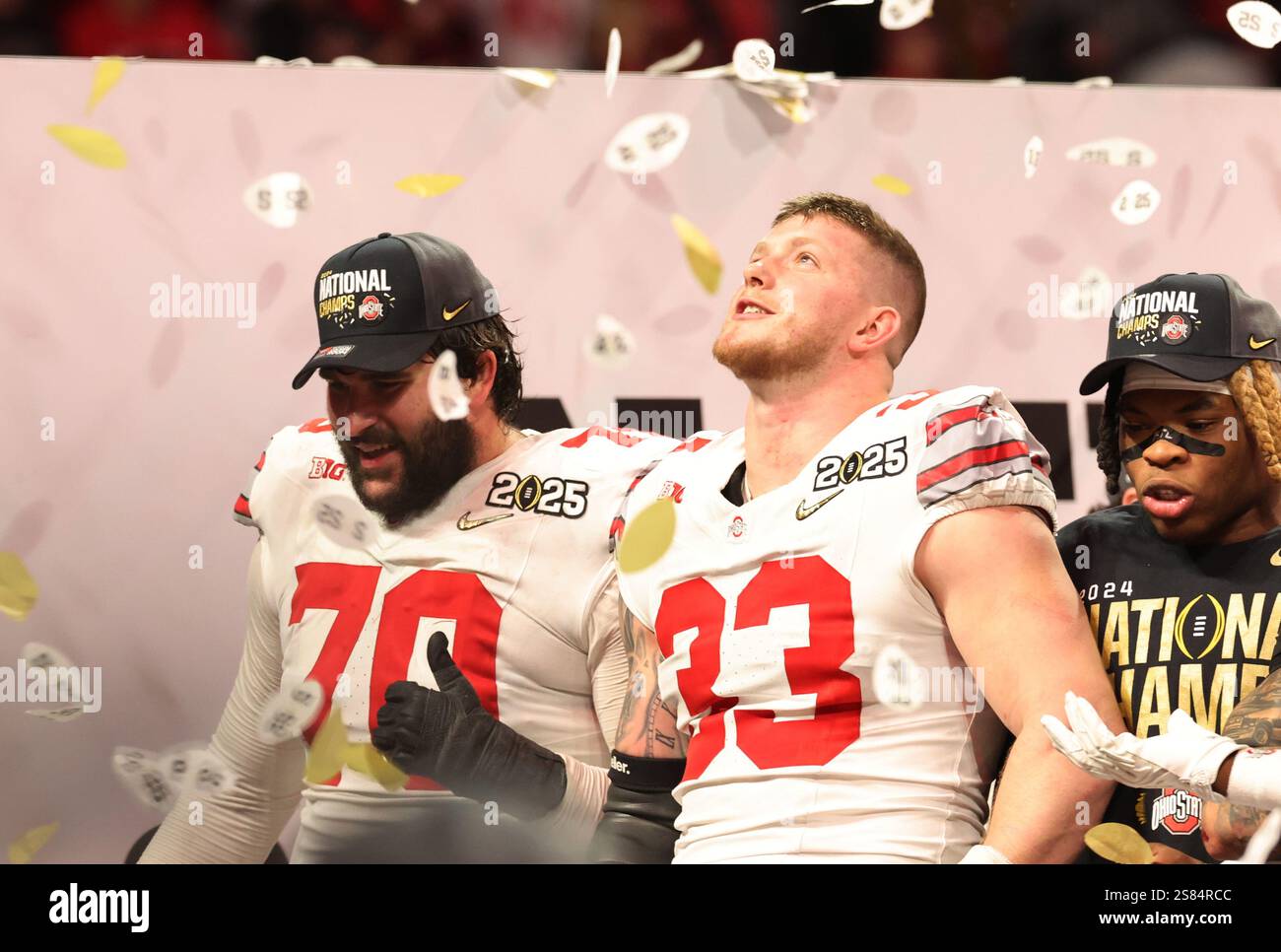 Atlanta, United States. 21st Jan, 2025. Ohio State defensive end Jack ...