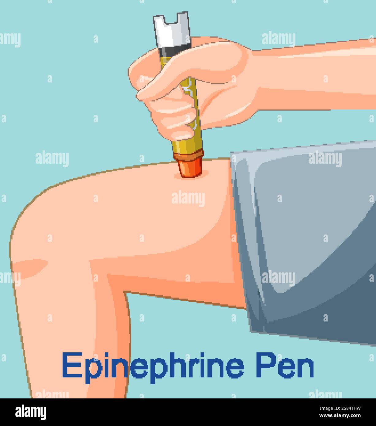 Self injection vector vectors hi-res stock photography and images - Alamy