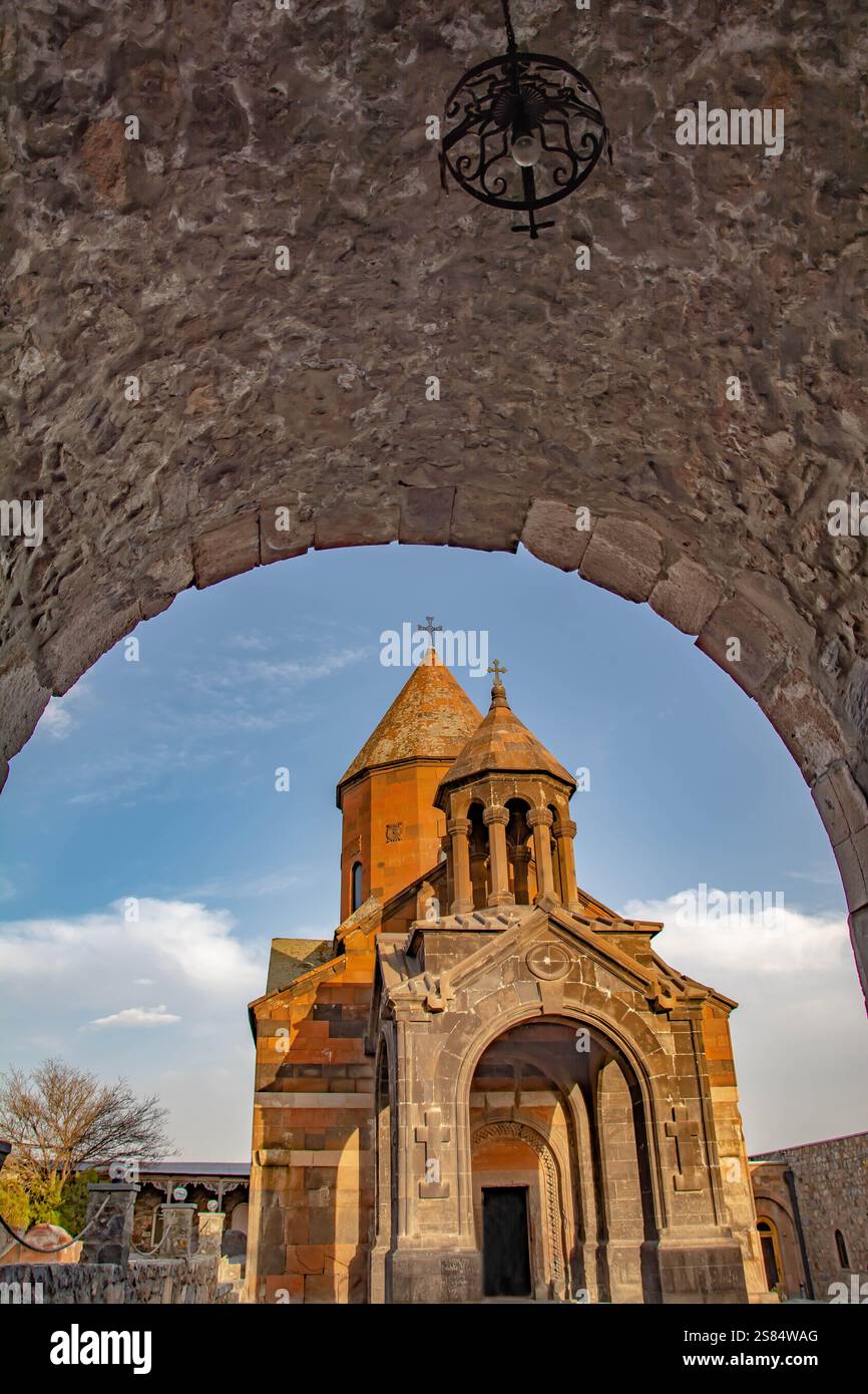 Church in nature. Beautiful architecture of churches. Armenian ...