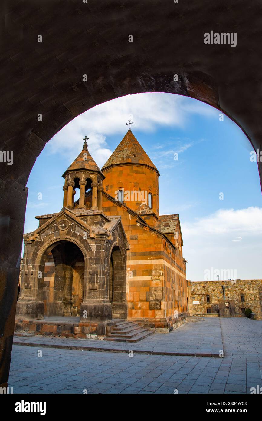 Church in nature. Beautiful architecture of churches. Armenian ...
