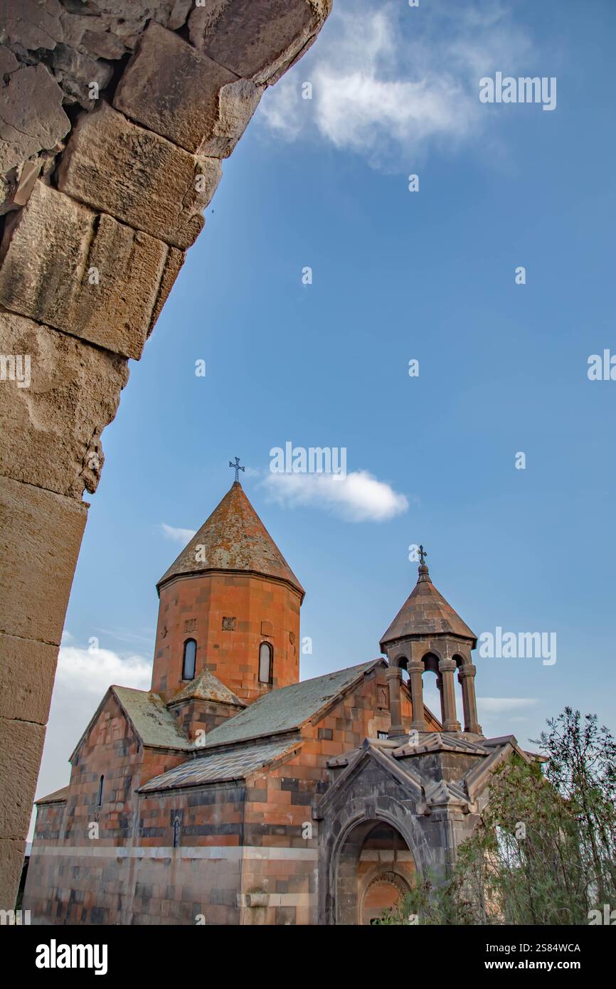 Church in nature. Beautiful architecture of churches. Armenian ...