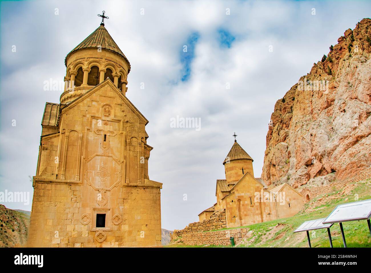 Church in nature. Beautiful architecture of churches. Armenian ...