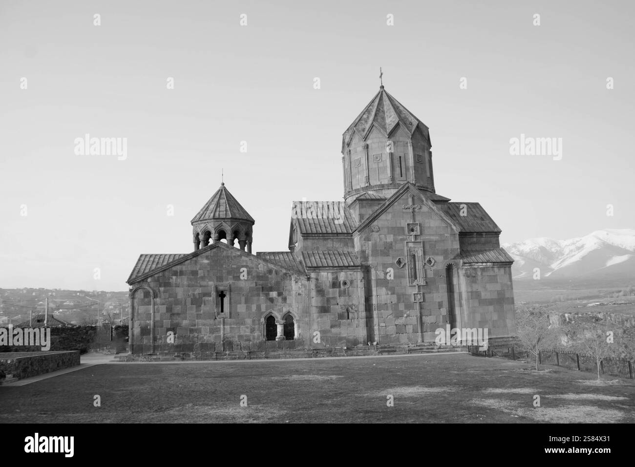 Church in nature. Beautiful architecture of churches. Armenian ...