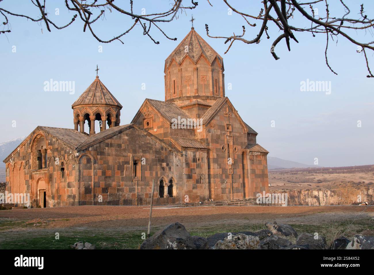 Church in nature. Beautiful architecture of churches. Armenian ...