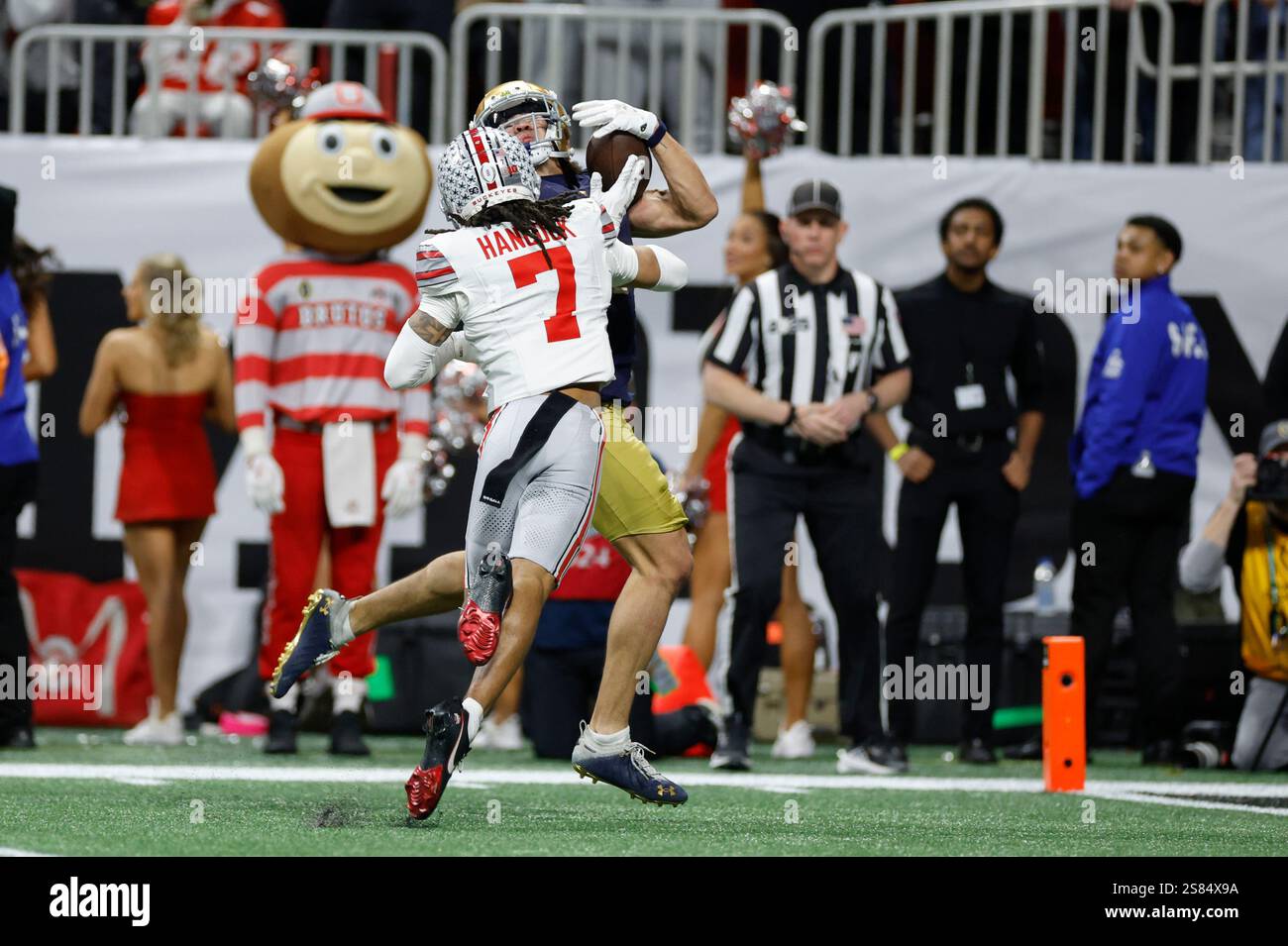 ATLANTA, GA - JANUARY 20: Wide Receiver Jaden Greathouse #1 of the ...
