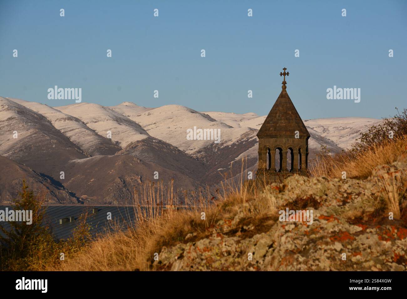 Church in nature. Beautiful architecture of churches. Armenian ...