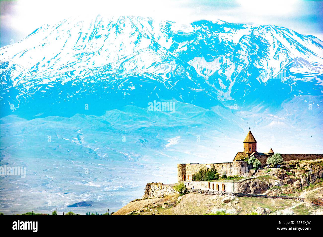 Church in nature. Beautiful architecture of churches. Armenian ...