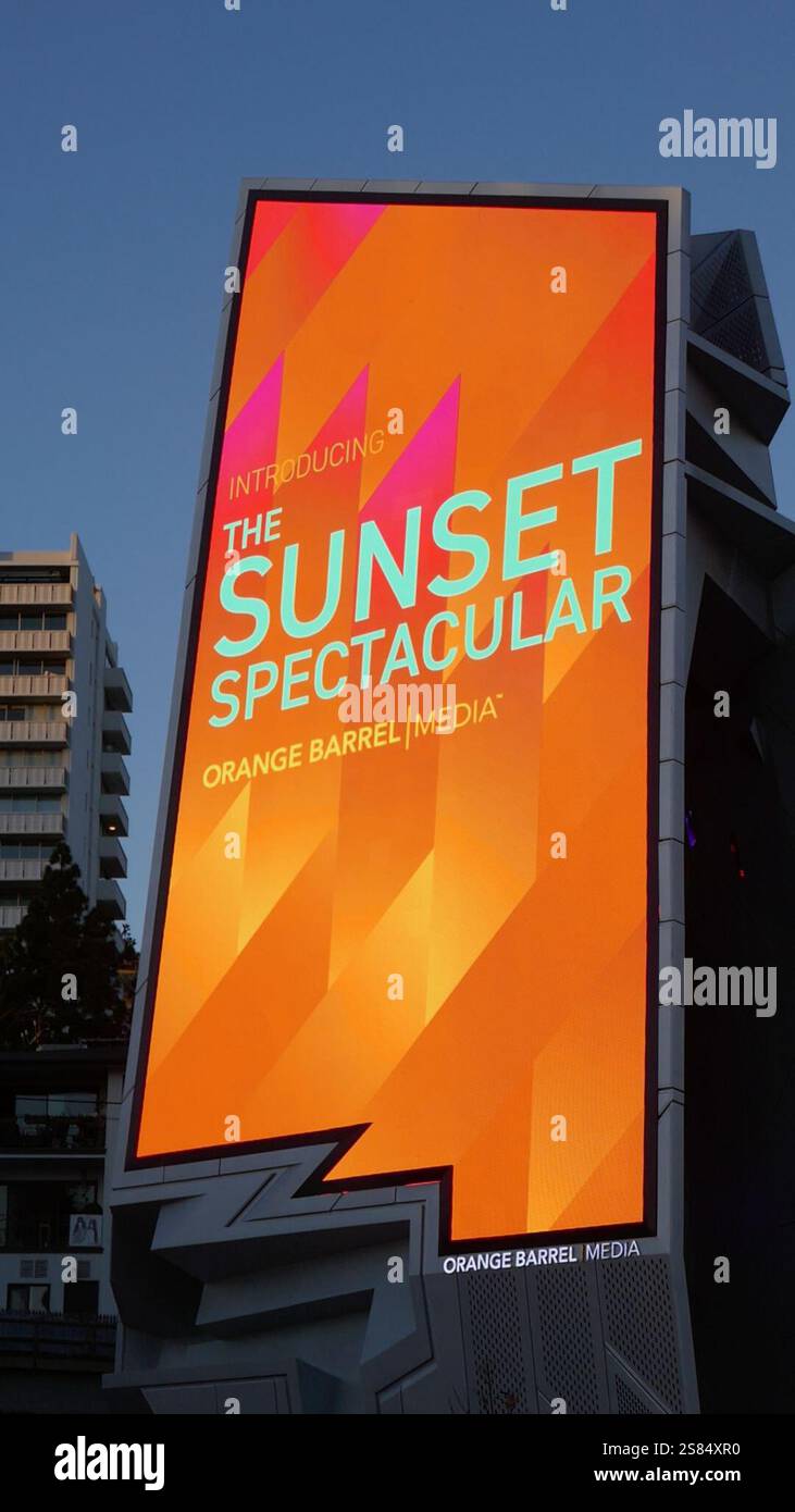 Los Angeles, California, USA 20th January 2025 Sunset Spectacular ...