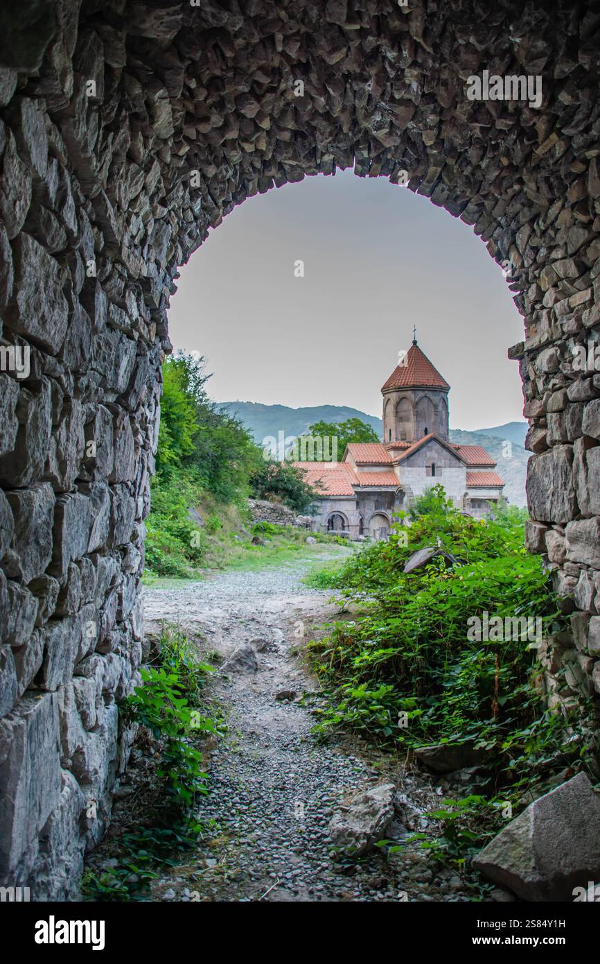 Church in nature. Beautiful architecture of churches. Armenian ...
