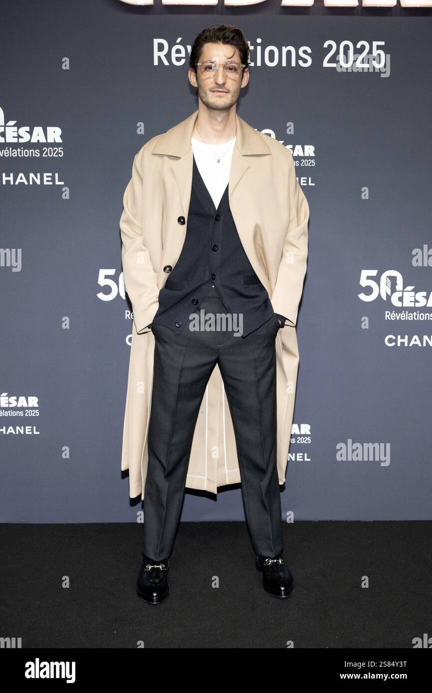 Paris, France. 20th Jan, 2025. Pierre Niney attends the "Cesar ...
