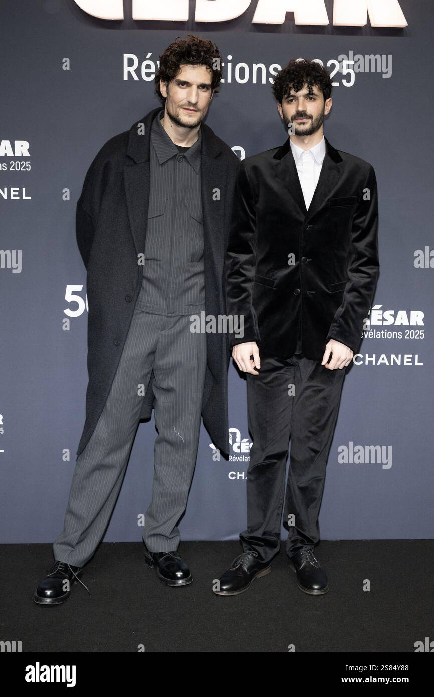 Paris, France. 20th Jan, 2025. Louis Garrel and Michael Zindel attend ...