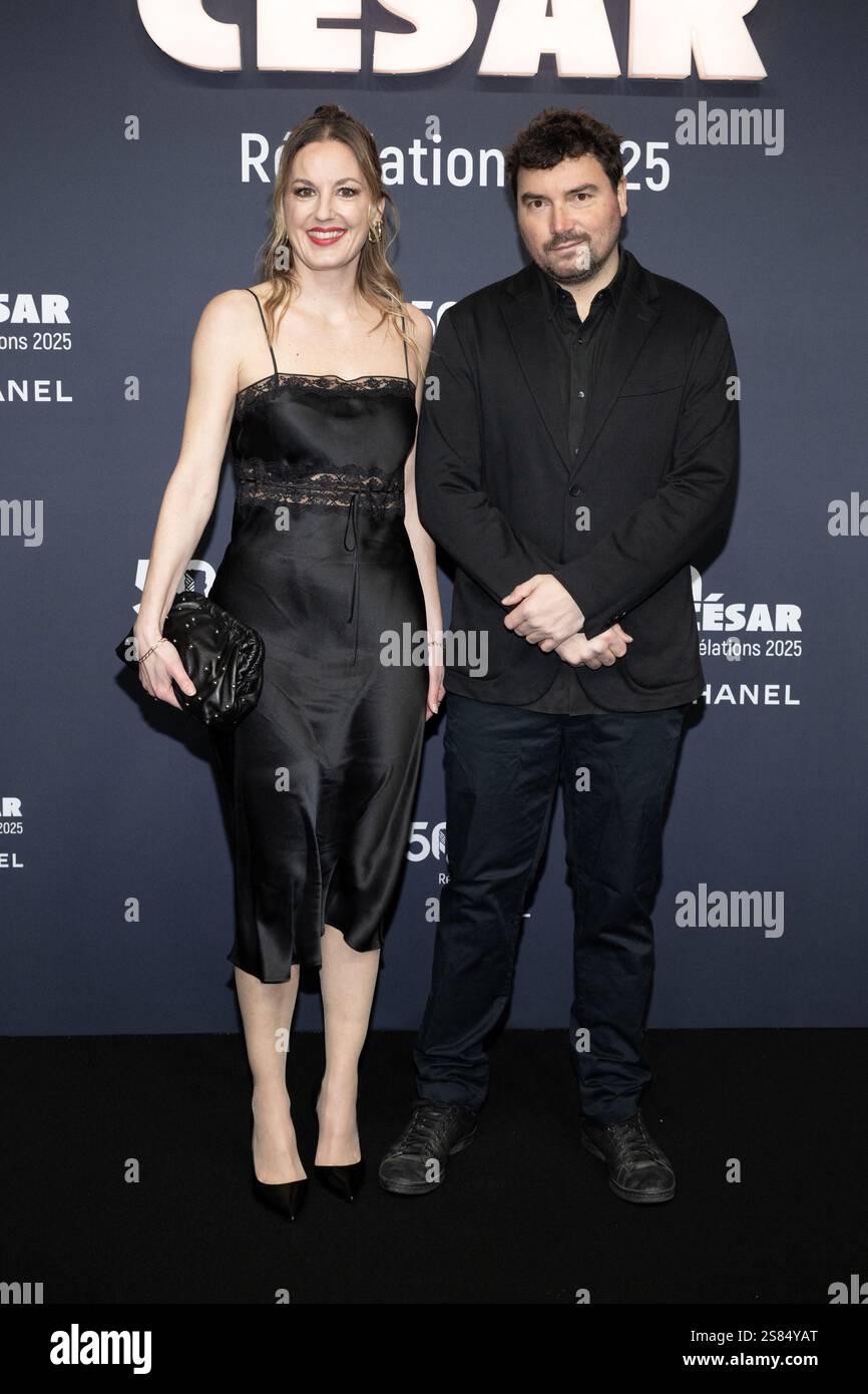 Paris, France. 20th Jan, 2025. Agathe Riedinger and Jonathan Millet ...