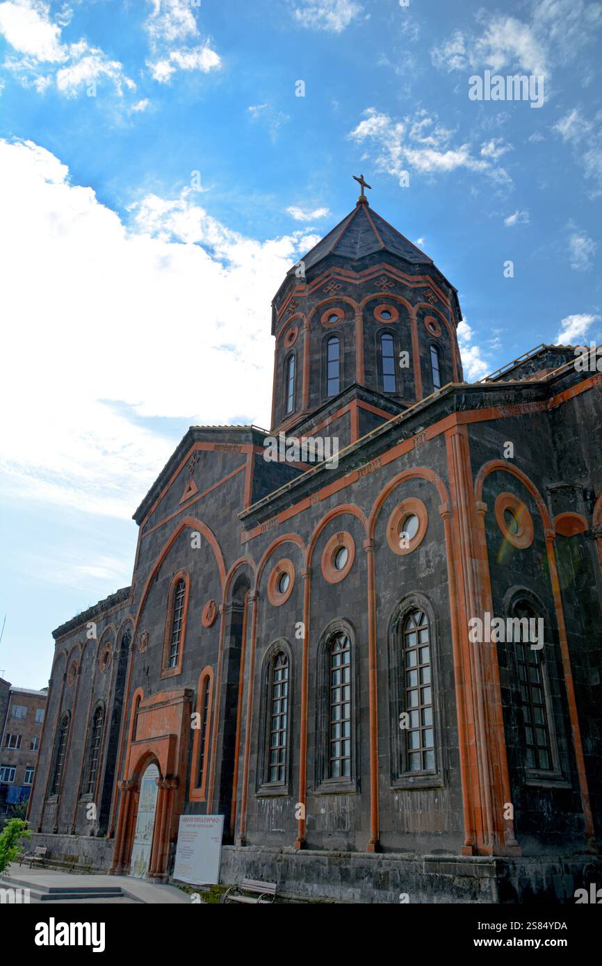 Church in nature. Beautiful architecture of churches. Armenian ...