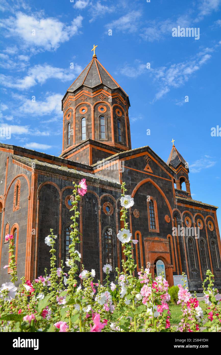 Church in nature. Beautiful architecture of churches. Armenian ...