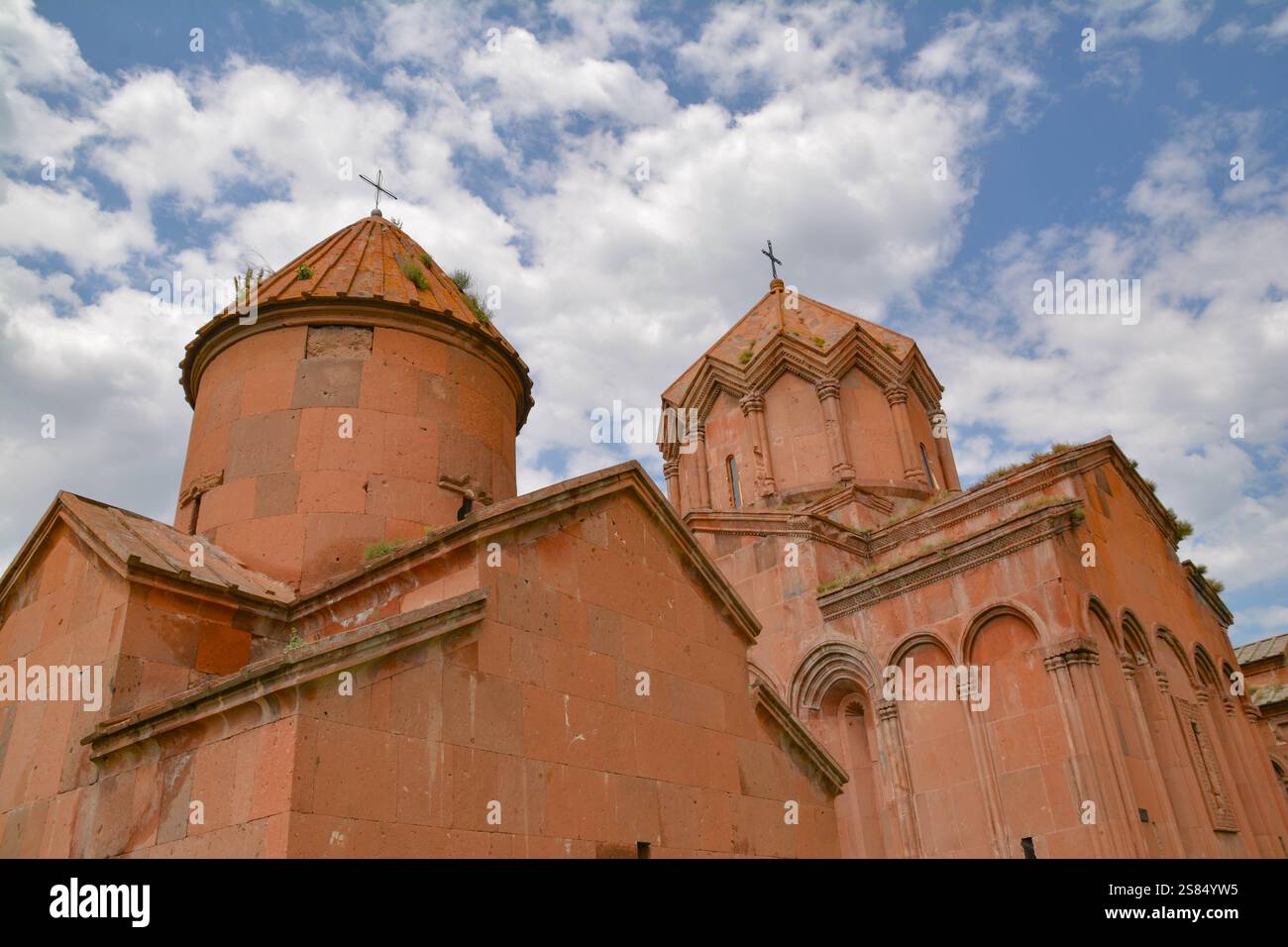 Church in nature. Beautiful architecture of churches. Armenian ...