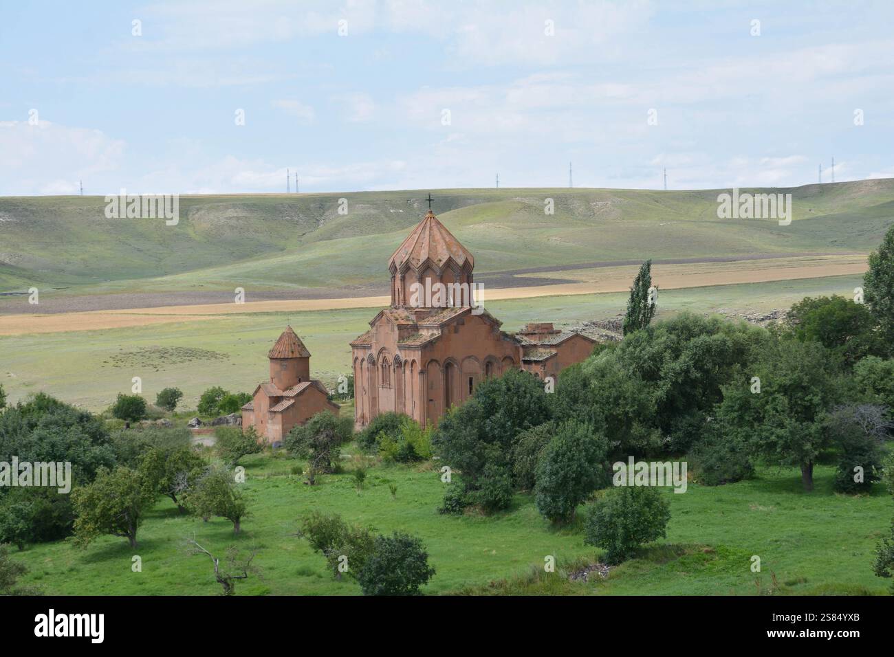 Church in nature. Beautiful architecture of churches. Armenian ...