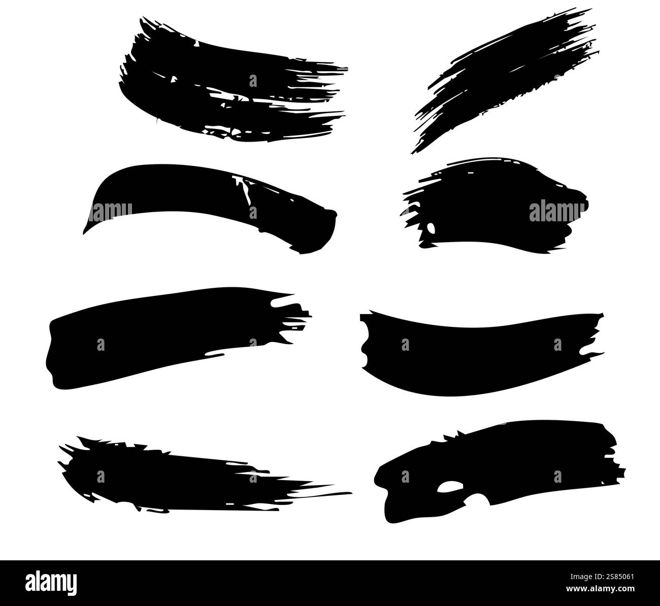 Brush stroke paint on Stock Vector Images - Alamy