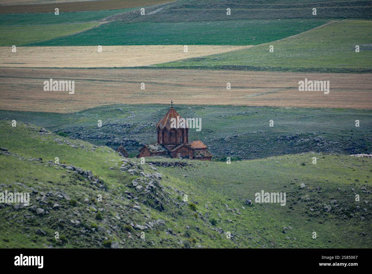 Church in nature. Beautiful architecture of churches. Armenian ...