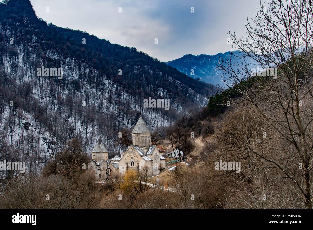 Church in nature. Beautiful architecture of churches. Armenian ...
