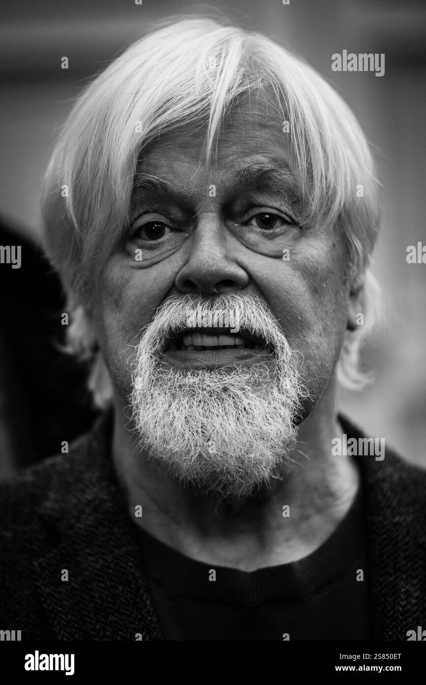 Captain Paul Watson, founder of the animal rights organization Sea ...