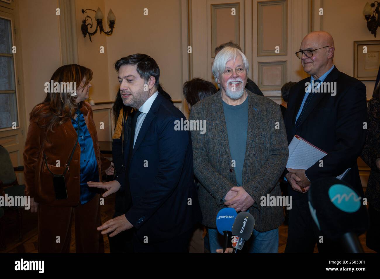 Captain Paul Watson, founder of the animal rights organization Sea ...