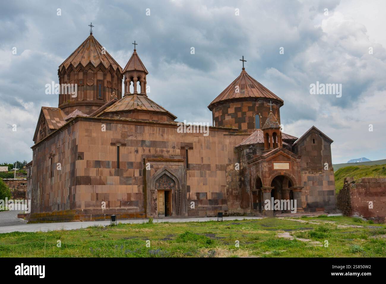 Church in nature. Beautiful architecture of churches. Armenian ...