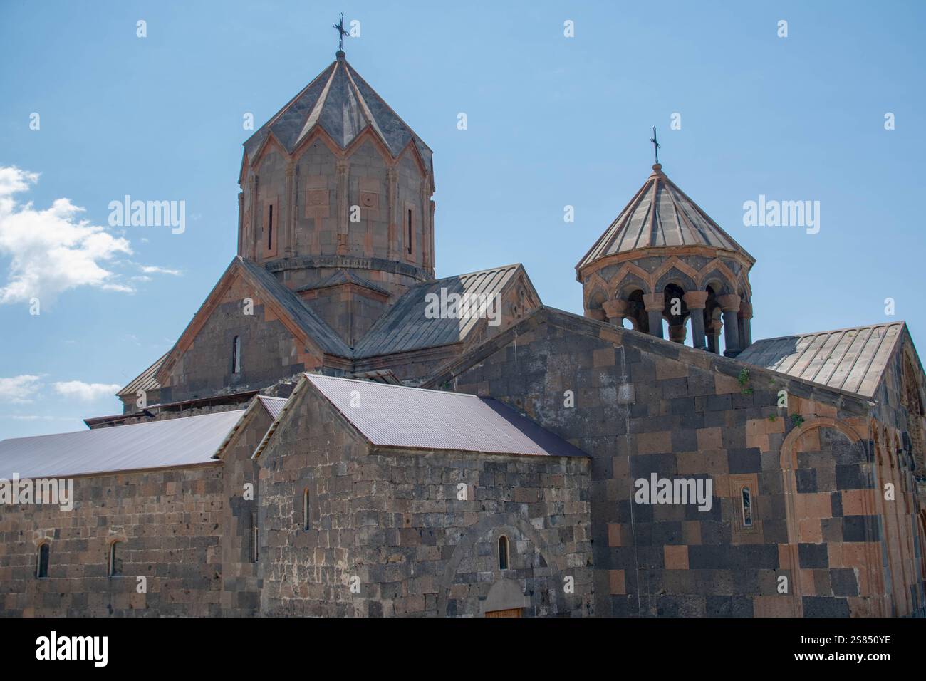 Church in nature. Beautiful architecture of churches. Armenian ...