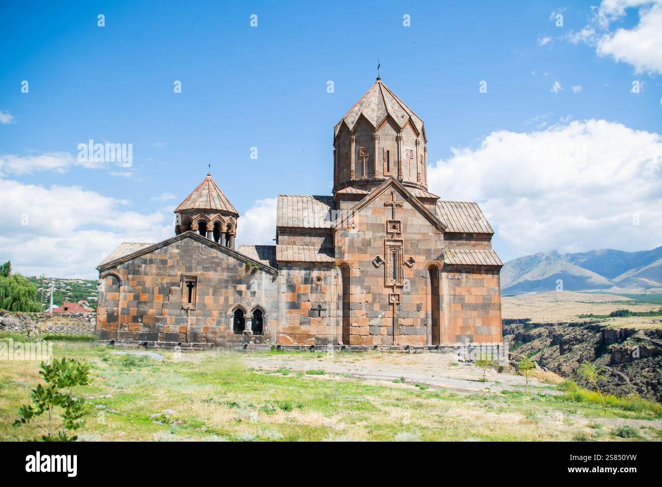 Church in nature. Beautiful architecture of churches. Armenian ...