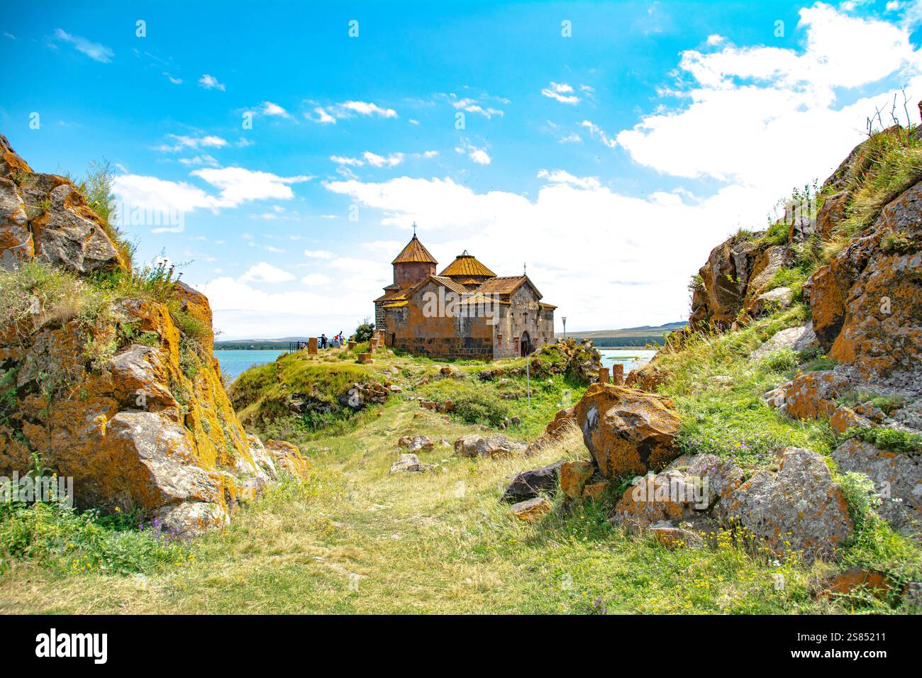 Church in nature. Beautiful architecture of churches. Armenian ...