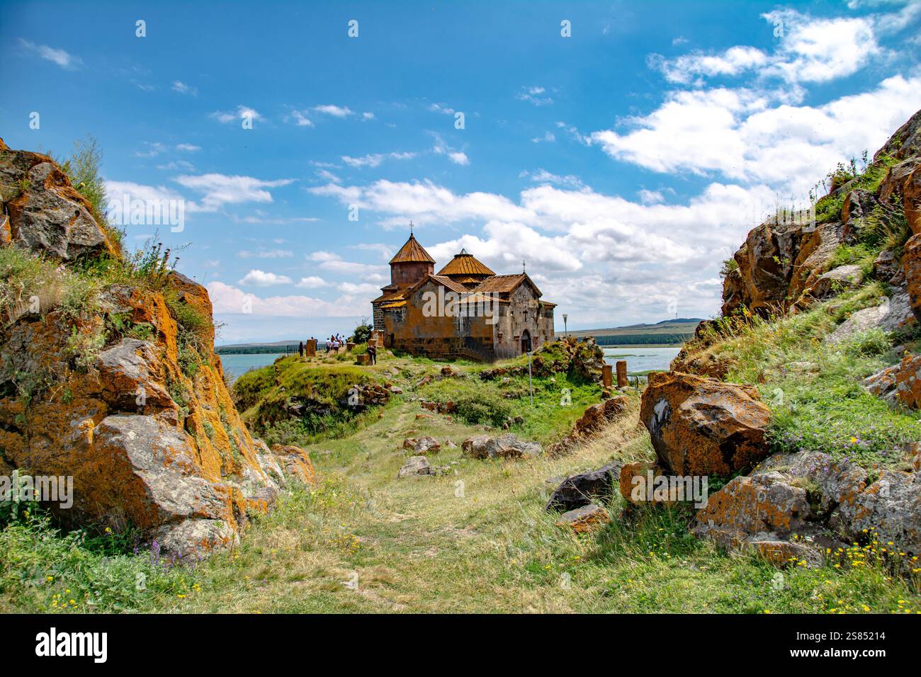 Church in nature. Beautiful architecture of churches. Armenian ...