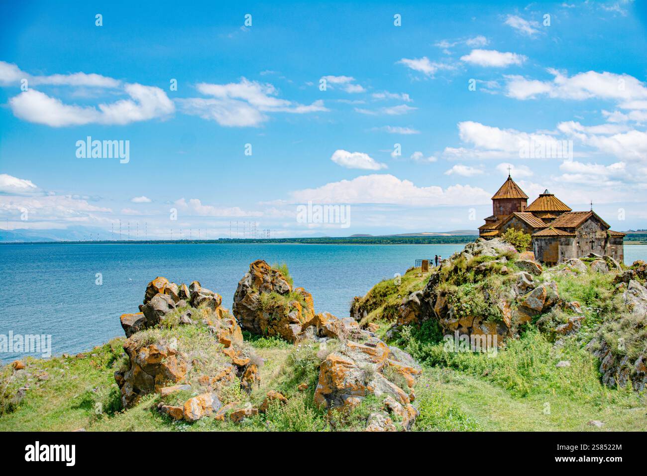 Church in nature. Beautiful architecture of churches. Armenian ...