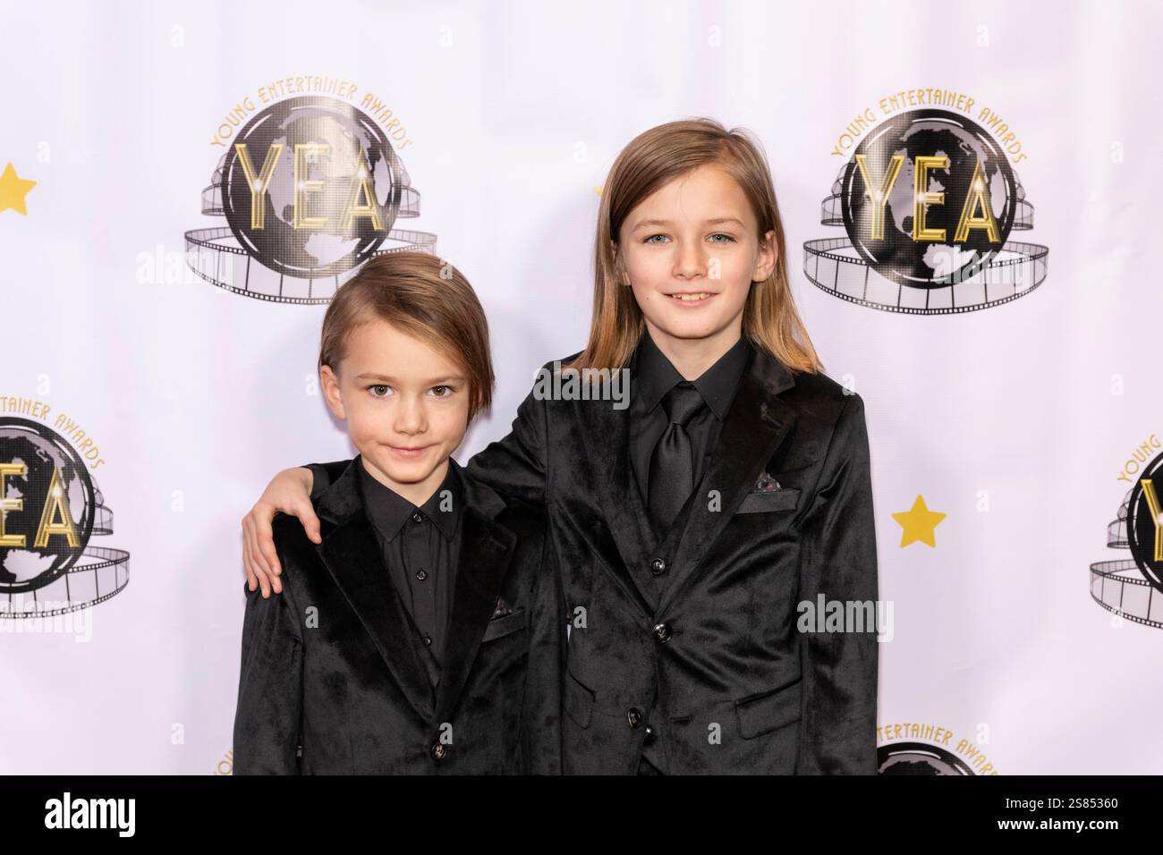 Los Angeles, United States. 18th Jan, 2025. Actor Daven Saraf and Actor ...