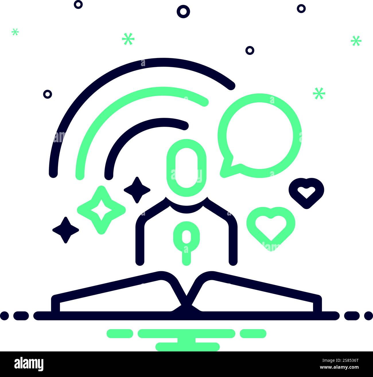 Icon for storytelling, narration Stock Vector Image & Art - Alamy