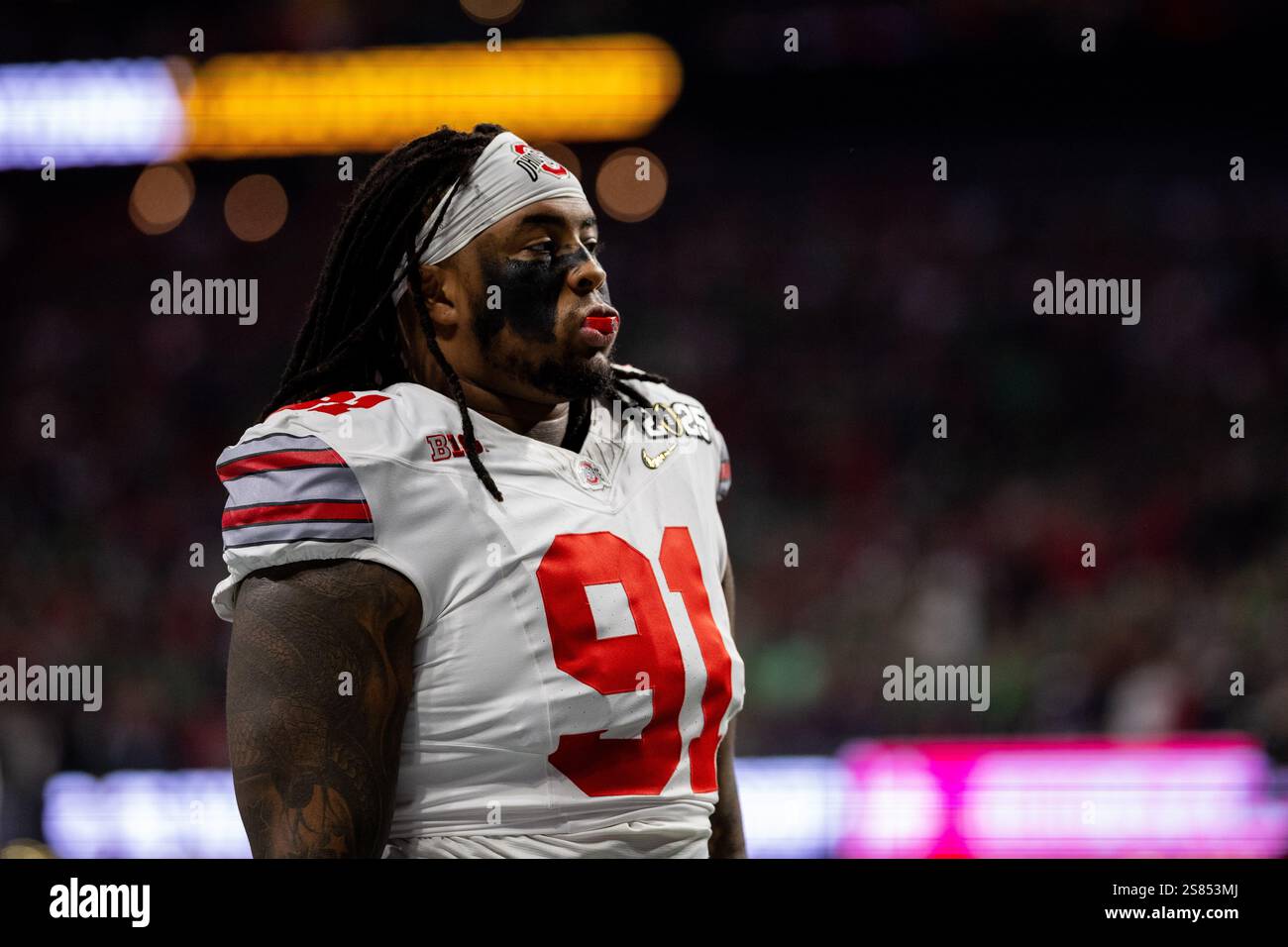 January 20, 2025: Ohio State defensive tackle Tyleik Williams (91 ...