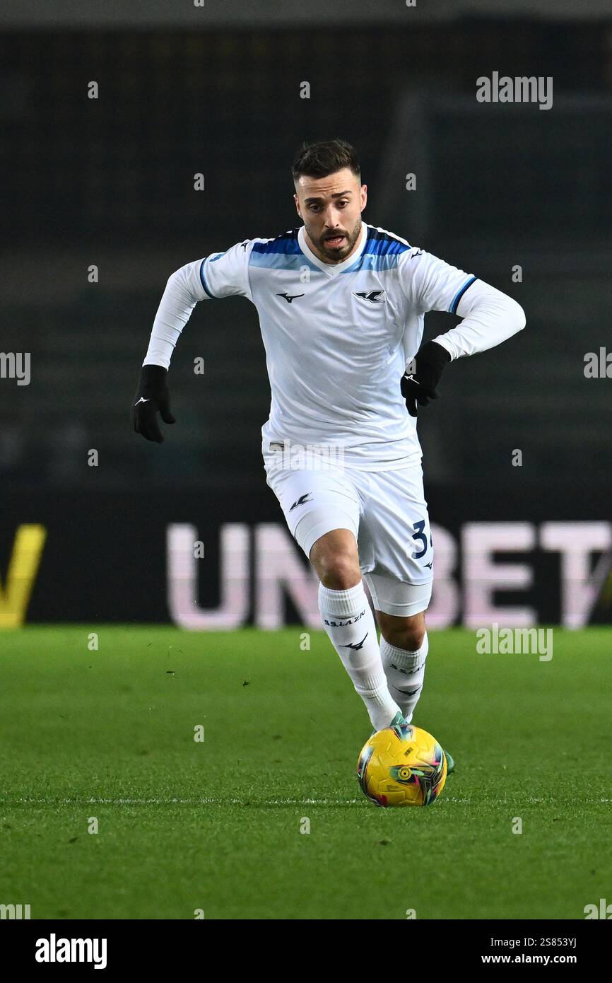 Rome, Italy. 19th Jan, 2025. Mario Gila of S.S. Lazio is in action ...