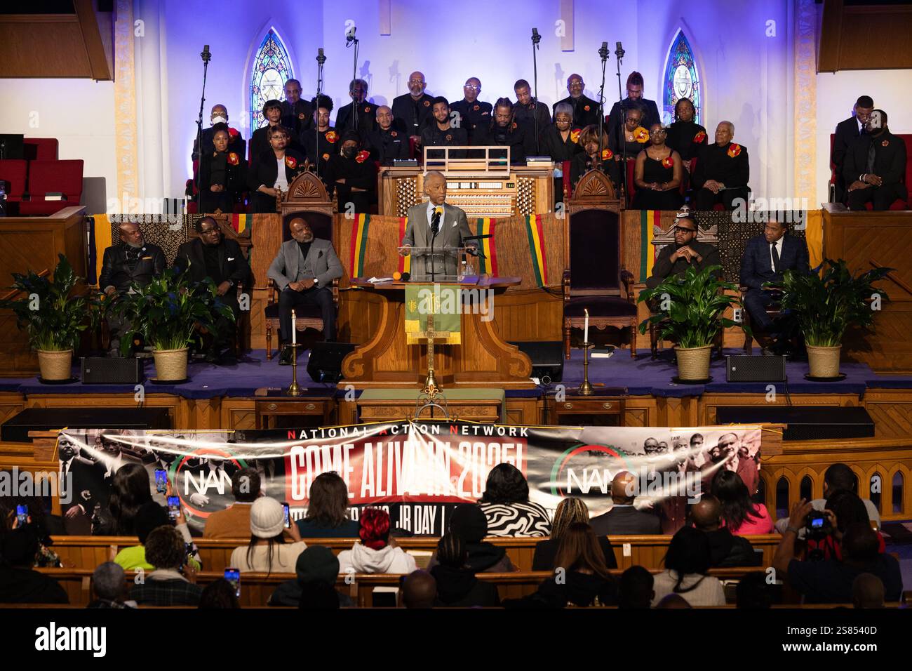 Washington, United States. 20th Jan, 2025. Rev. Al Sharpton from the ...