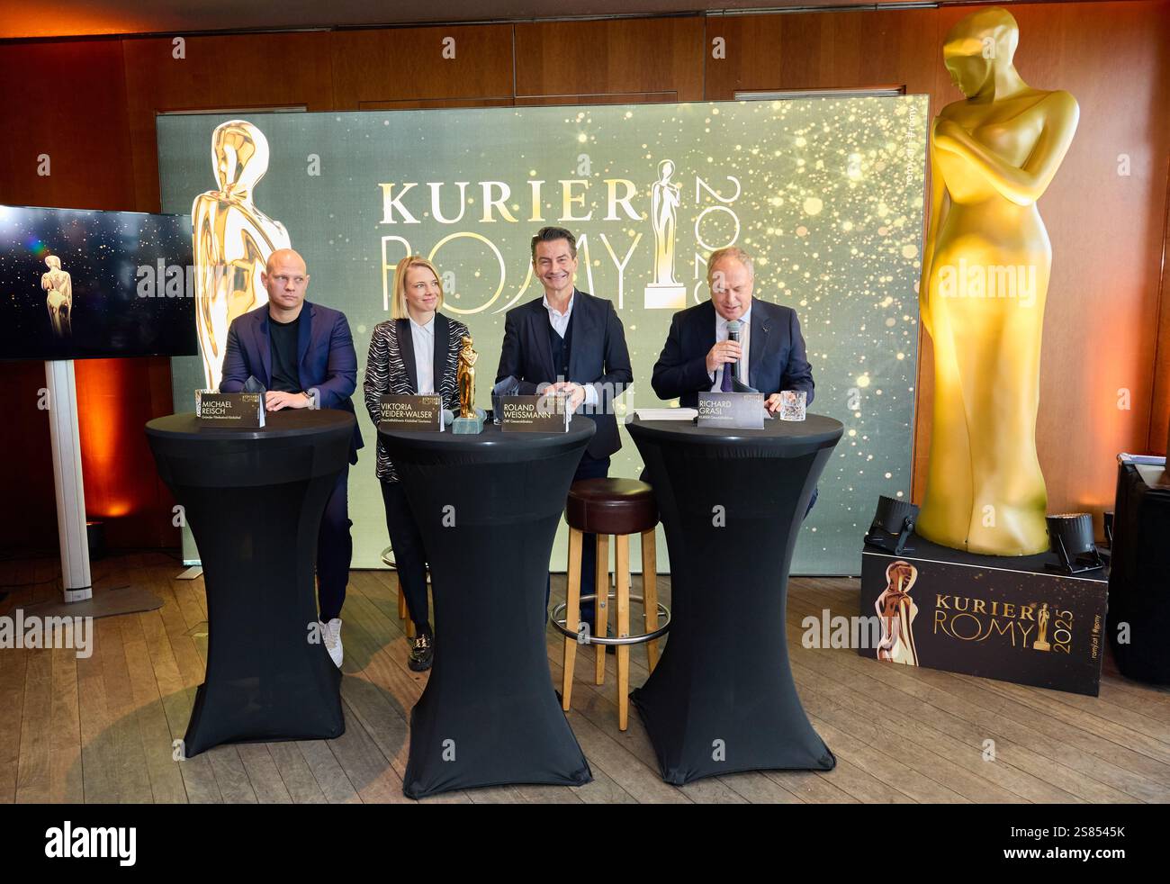 Vienna, Austria. 20th Jan, 2025. Romy 2025 courier launch at Sky Bar in ...