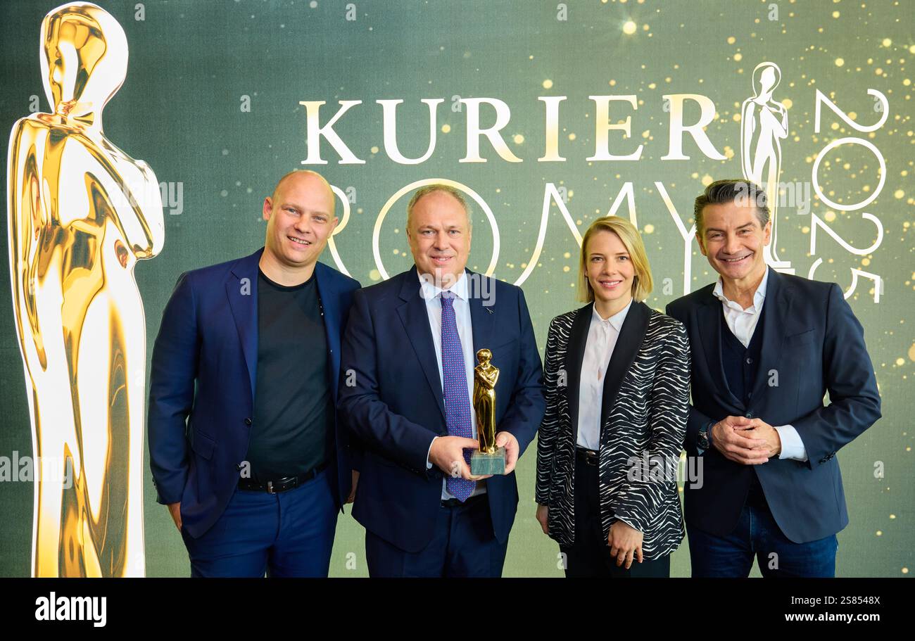 Vienna, Austria. 20th Jan, 2025. Romy 2025 courier launch at Sky Bar in ...