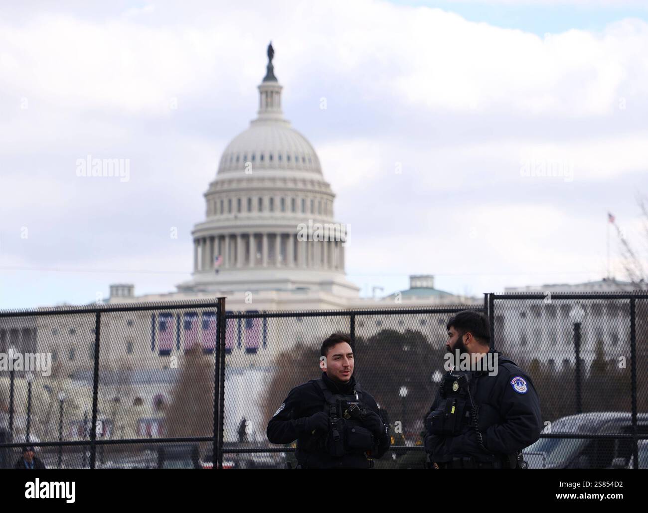 President Trump inauguration in Washington DC, USA US Capitol Police ...