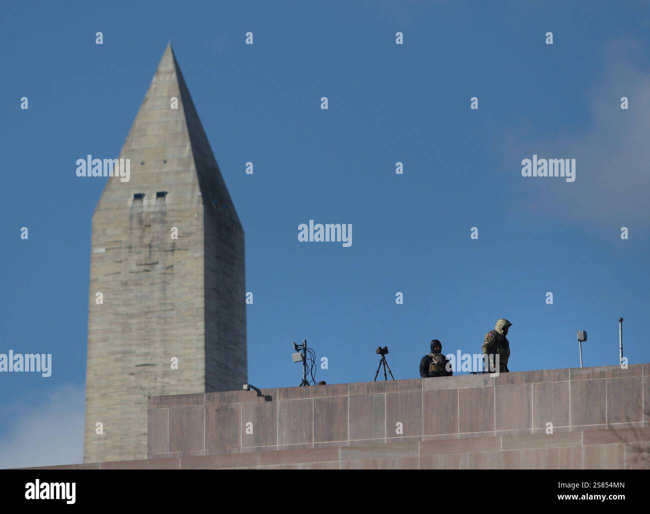 President Trump inauguration in Washington DC, USA Security officers ...