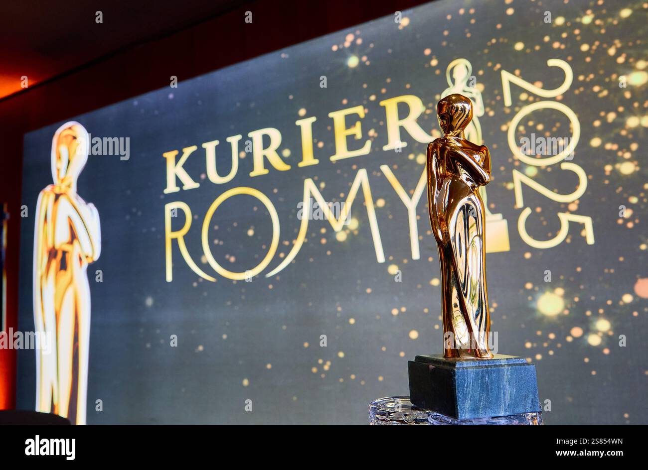 Romy 2025 courier launch at Sky Bar in Vienna, Austria, on 22 January ...