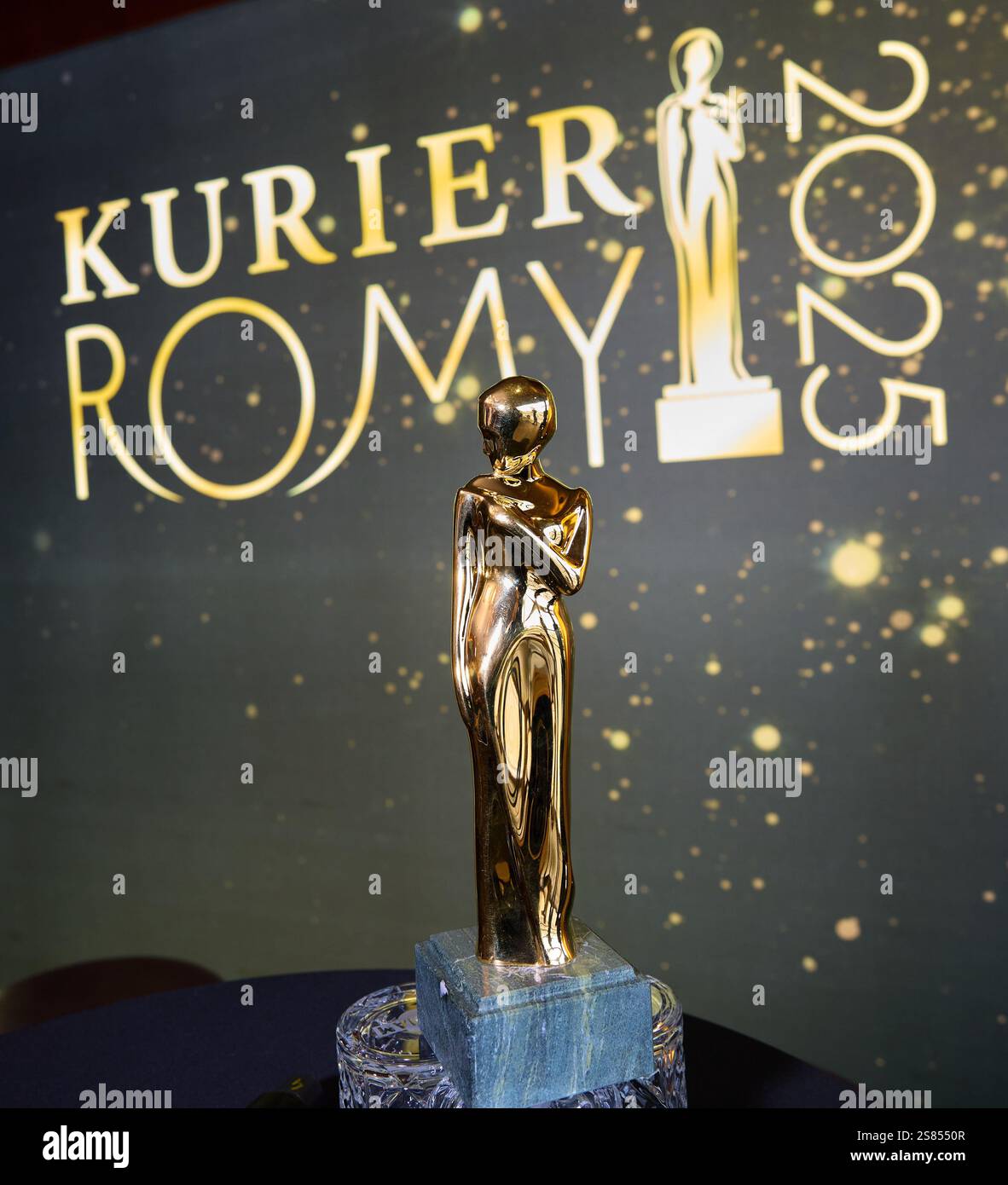 Romy 2025 courier launch at Sky Bar in Vienna, Austria, on 22 January ...