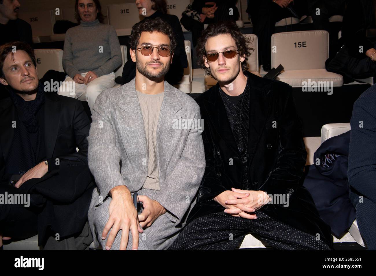 Payton Koch, Walker Koch Milan Fashion Week - Men F/W 2025-26 Giorgio ...