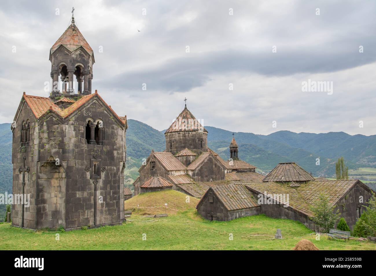 Church in nature. Beautiful architecture of churches. Armenian ...