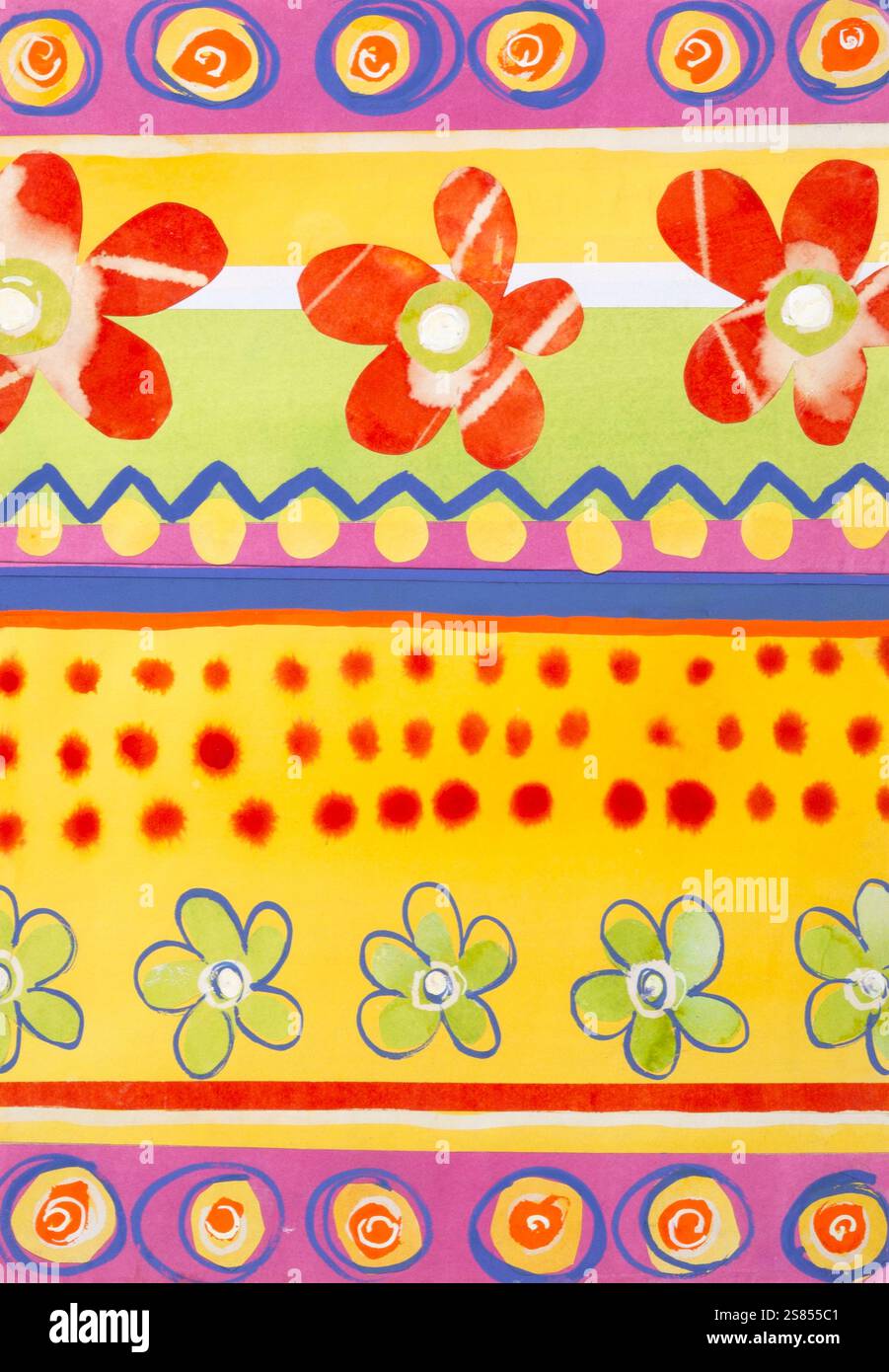 Striped and floral pattern hi-res stock photography and images - Alamy